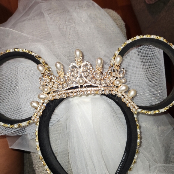 Handmade | Accessories | Disney Mkckey Wedding Ears | Poshmark